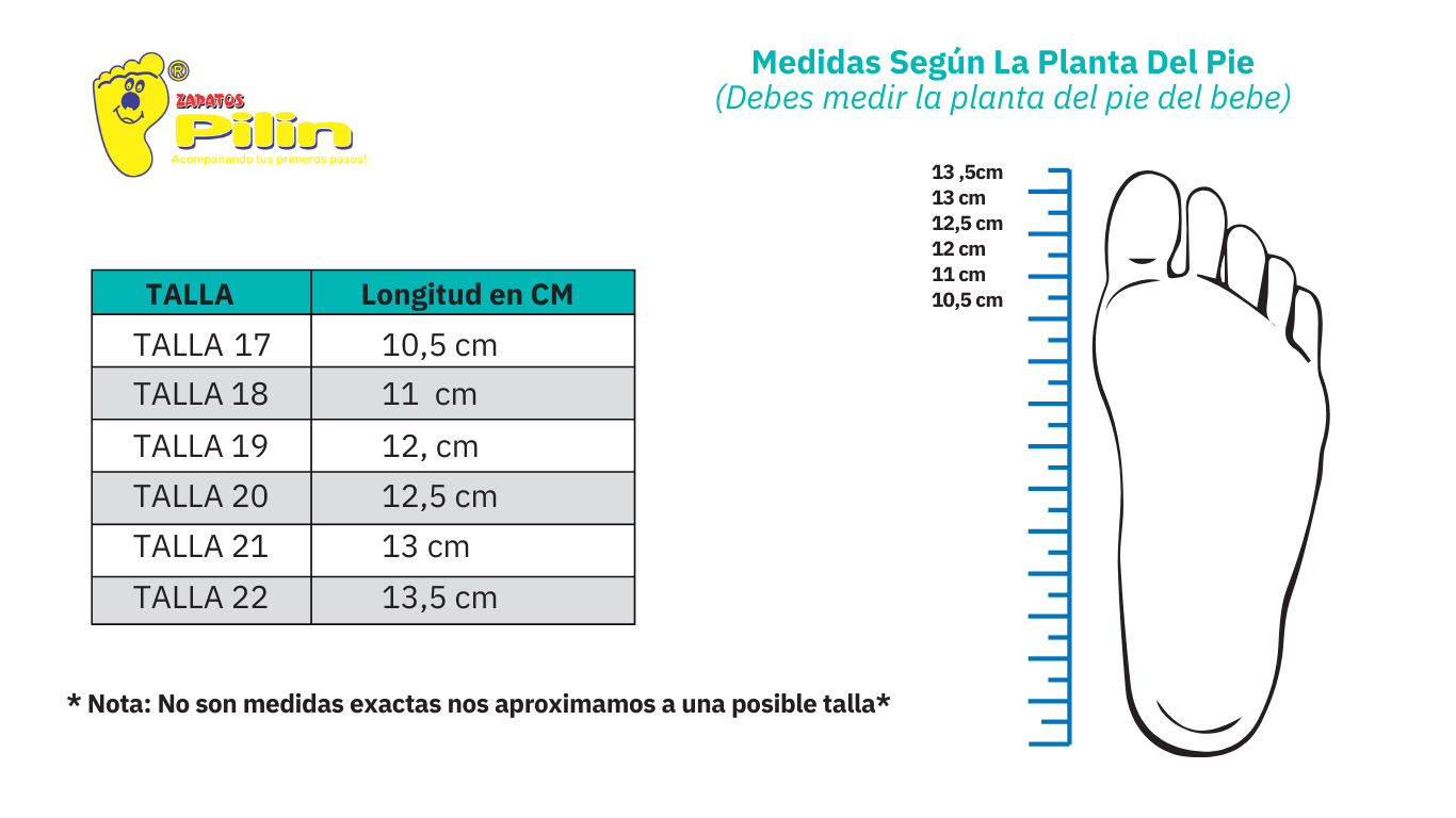 COMO MEDIR EL PIE A UN NIÑO – Zapatos Pilin